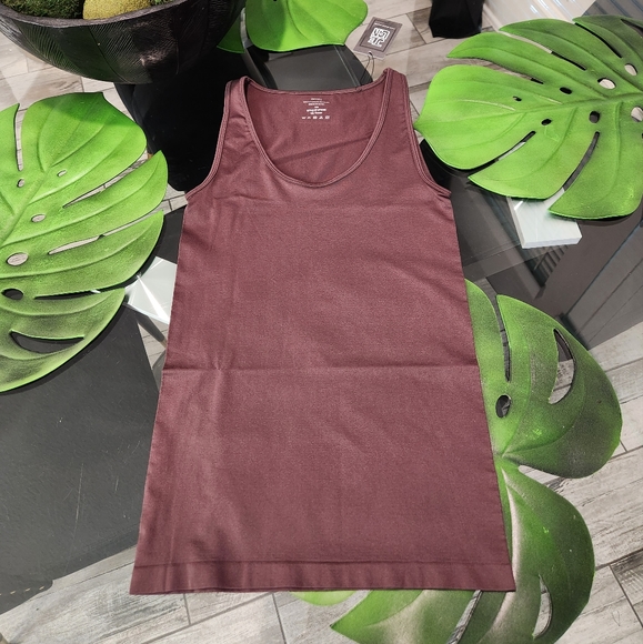 Tops | Brown Spandex Tank | Poshmark
